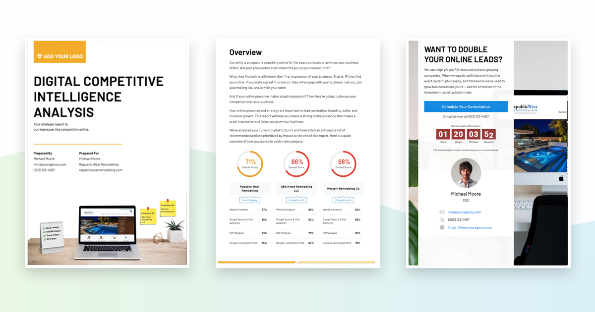 Digital Competitive Intelligence Analysis Audit Report - Free Sample